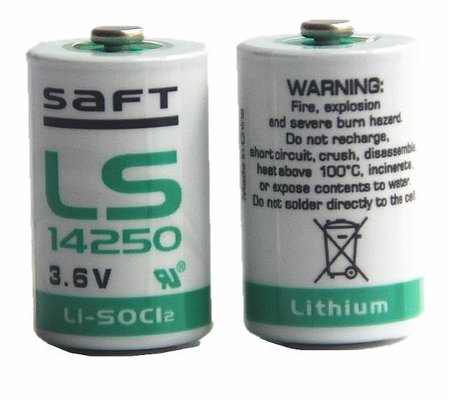 PLC lithium battery saft LS14250 3.6V PLC battery supplier