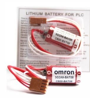 PLC lithium battery ,PLC battery 3G2A9-BAT08 C500-BAT08 PLC CQM1/C60P battery3.6V supplier