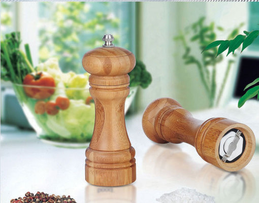 Bamboo Manual salt & pepper grinder