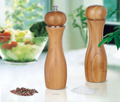 Bamboo Manual pepper and salt grinders