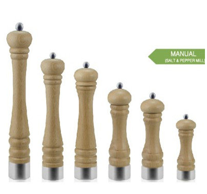 Wood salt and pepper mills
