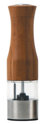 Electric Bamboo pepper grinder