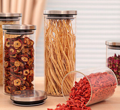 Home Glass Storages with lid