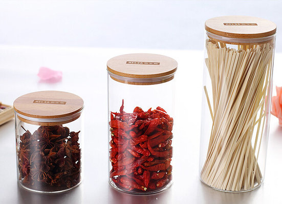 Glass Storages with lid