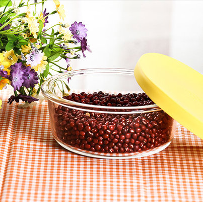 Glass food container