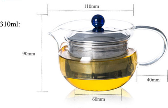 Heat resistance Glass Tea Kettle