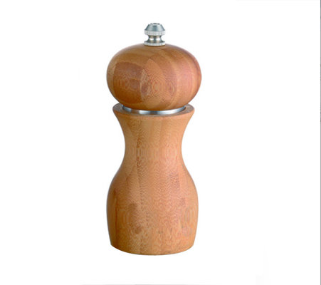 Bamboo pepper or salt mill