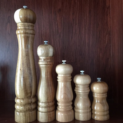 pepper mill grinder Rubber Wood