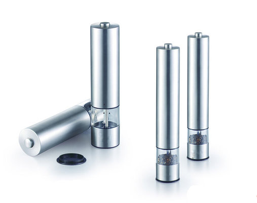 Electric pepper grinder with light