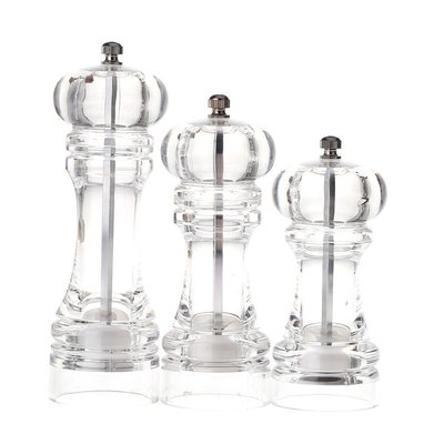 Acrylic salt or pepper mill