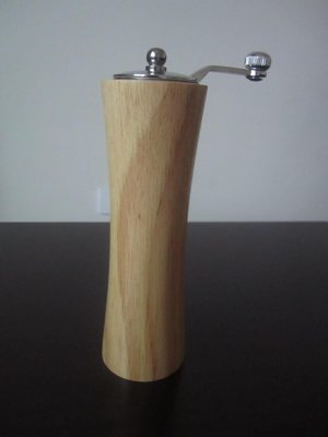 Rubber wood spice grinder