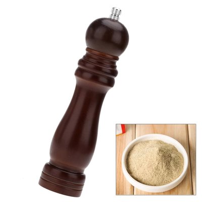 Wooden Manual Pepper Grinder Salt Spices Mill Shaker Vintage Kitchen Grinding Tool
