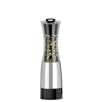 Gravity salt and pepper mill