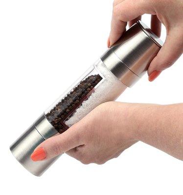 2 in 1 stainless steel salt and pepper Mill