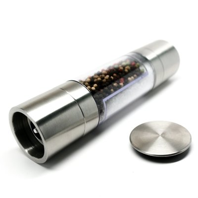 2 in 1 stainless steel salt and pepper Mill