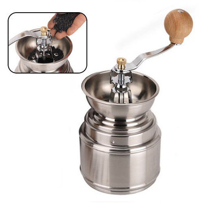 Manual ss burr coffee mills