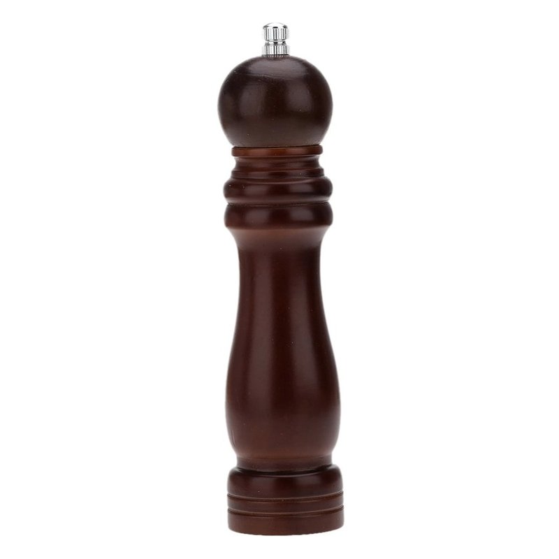 Wooden Manual Pepper Grinder Salt Spices Mill Shaker Vintage Kitchen Grinding Tool