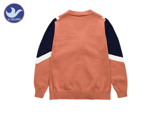 Buttons Up Children's Cotton Cardigans , Long Sleeve Cardigans For Little Boys 