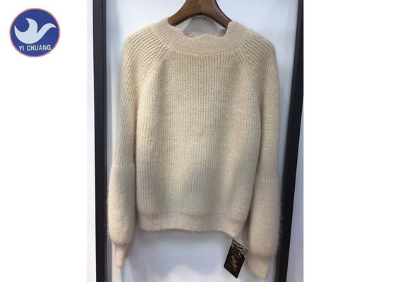 Half Cardigan Knitting Womens Jumper Sweater Pullover Acrylic Wool Composition