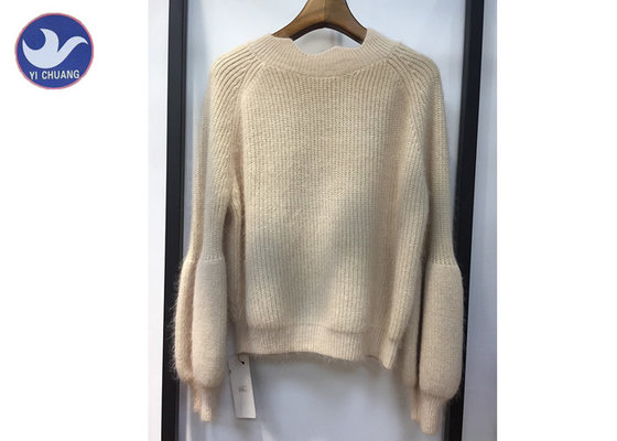 Half Cardigan Knitting Womens Jumper Sweater Pullover Acrylic Wool Composition