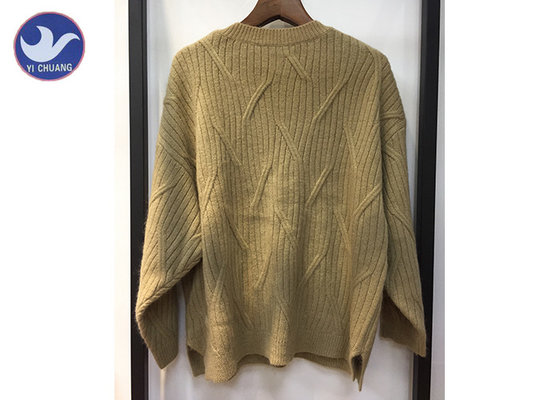 Soft And Comfortable Chunky V Neck Knit Sweater / Women'S Long Sleeve Pullovers
