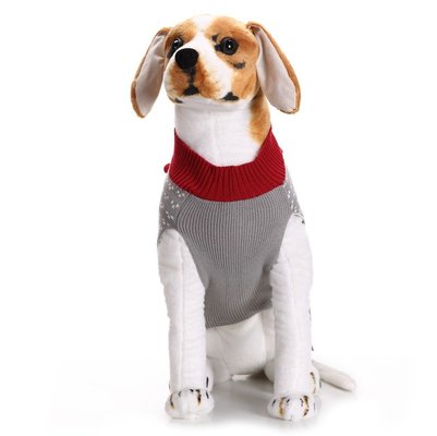 Pet Dog Sweaters Christmas Clothes With Plush Balls Teddy Golden Retriever Doggie Sweater