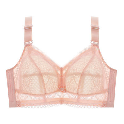 Stylish Lace Big Size Fat Woman Bra Thin Full Cup Lingerie B C D E Bras