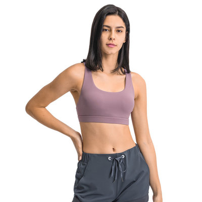 New Design Cross Back Adjustable Hook Closure Shock Proof Gym Wear Sports Bras