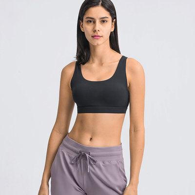 New Design Cross Back Adjustable Hook Closure Shock Proof Gym Wear Sports Bras