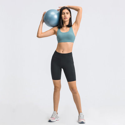 New Design Cross Back Adjustable Hook Closure Shock Proof Gym Wear Sports Bras