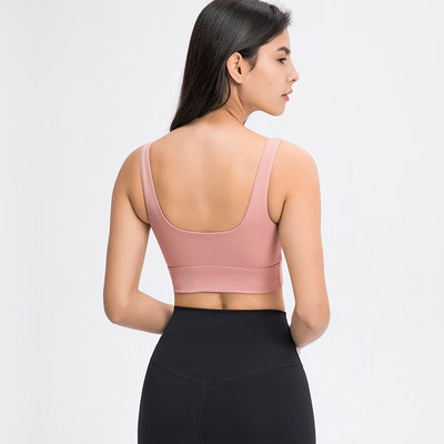 High Support U Back High Quality Sports Bra Vest Padded Wireless Bras Excercise Gym Wear