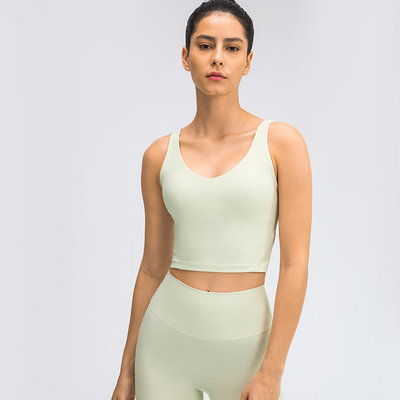 High Stretch Ribs Sweat-Wicking Gym Vests Womens Sportwear 2021 Slim Yoga Vest