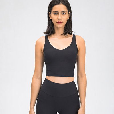 High Stretch Ribs Sweat-Wicking Gym Vests Womens Sportwear 2021 Slim Yoga Vest