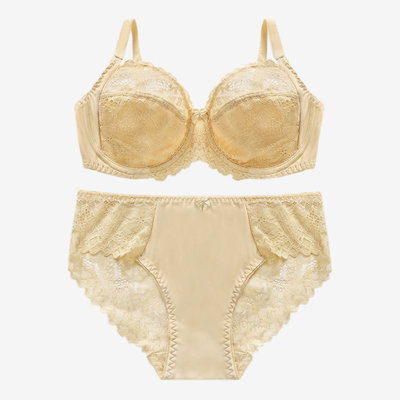Hot Design Fancy Women Panties And Bra Set C Cup Bra And Brief Sets Sexy Lingerie