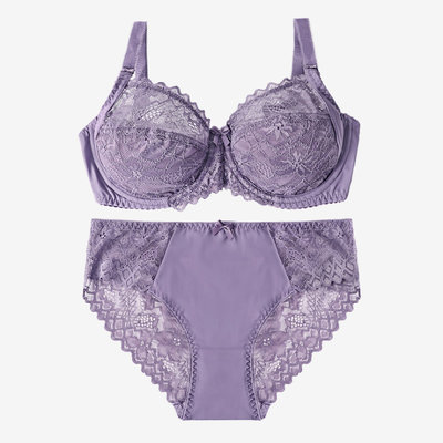 Hot Design Fancy Women Panties And Bra Set C Cup Bra And Brief Sets Sexy Lingerie