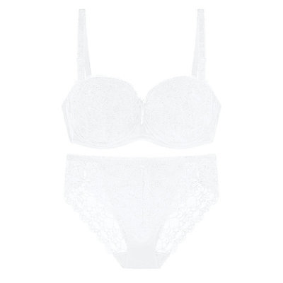 BEIZHI Stylish D Cup Bra Brief Sets 2021 High Quality Lace Bra Set Underwired Push Up