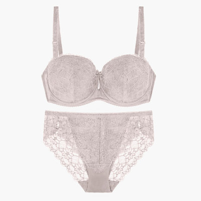 BEIZHI Stylish D Cup Bra Brief Sets 2021 High Quality Lace Bra Set Underwired Push Up