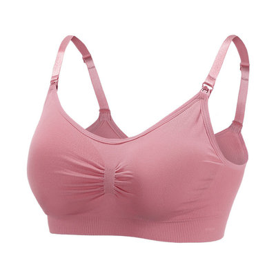Comfortable Seamless Maternity & Nursing Bras 15 Colors Breastfeeding Bra Pregnancy Removable Bra Pads