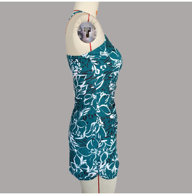 Hot Sale Racer Back Jungle Flower Digital Printing Women Wholesale Bathing Suits Tankini Swimsuit Two Piece Beach Wear
