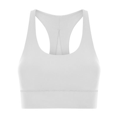 New Design Removable Pads Mesh Triangle Beauty Back Womens High Support Sports Bra Top Fitness 2022
