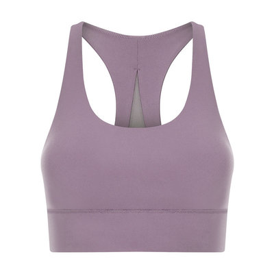 New Design Removable Pads Mesh Triangle Beauty Back Womens High Support Sports Bra Top Fitness 2022
