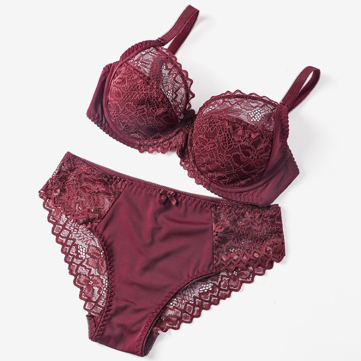 Hot Design Fancy Women Panties And Bra Set C Cup Bra And Brief Sets Sexy Lingerie
