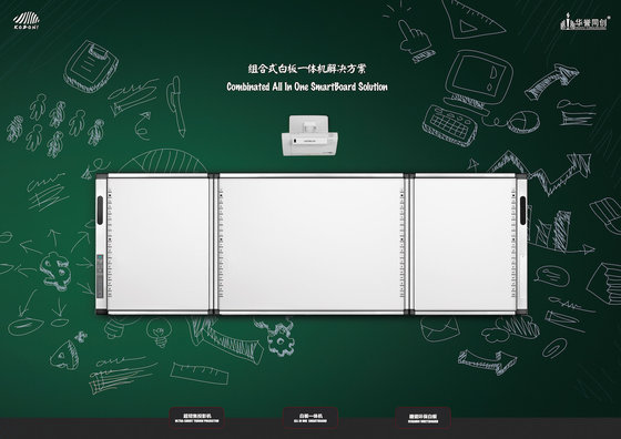 All-in-one SmartBoard, interactive whiteboard with OPS PC, smart board