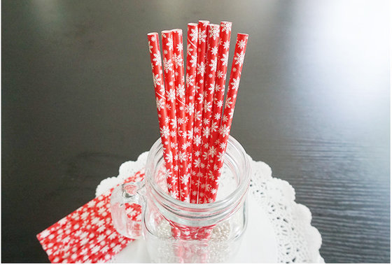 Colorful Hot sales popular 100% food grade paper straws wholesales