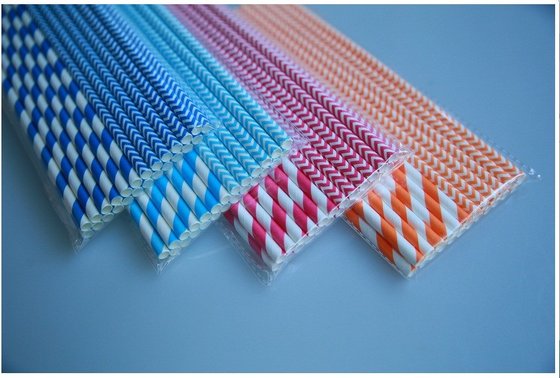 Colorful Hot sales popular 100% food grade paper straws wholesales