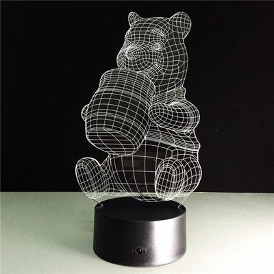7 color flashing fashionable Decoration Usage and CE Certificate Standard LED 3d illusion lamp