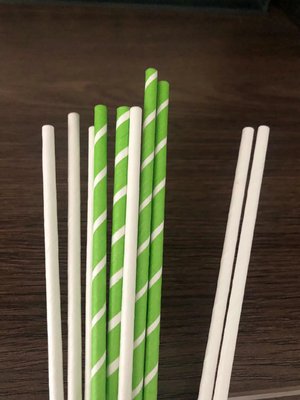 paper straw sharp end diagonal cut Paper straws wholesales