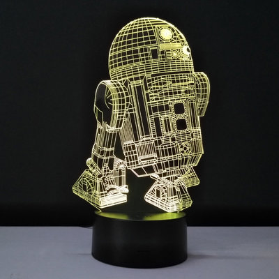 Amazing Customized Color Changing Lucky Unicorn Design lamp 3D Visual LED Night Light