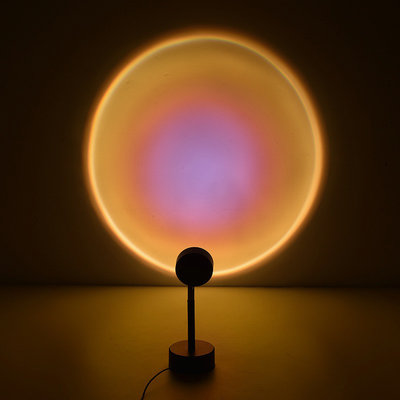 Hot sales Sunset Lamp Modern Rainbow Sunset Projection Lamp for Bedroom Decor