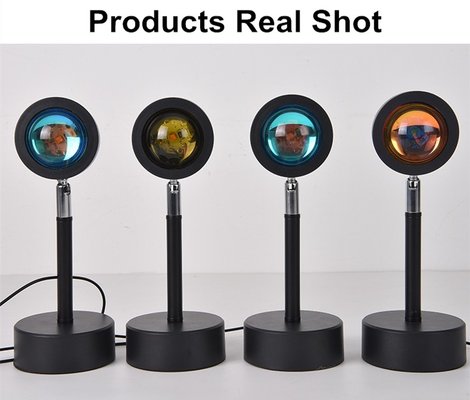 Sun Sunset Rainbow Projection Light Atmosphere Night Light Lamp USB Home Decoration Laser Mini Sunset Projector Lamp